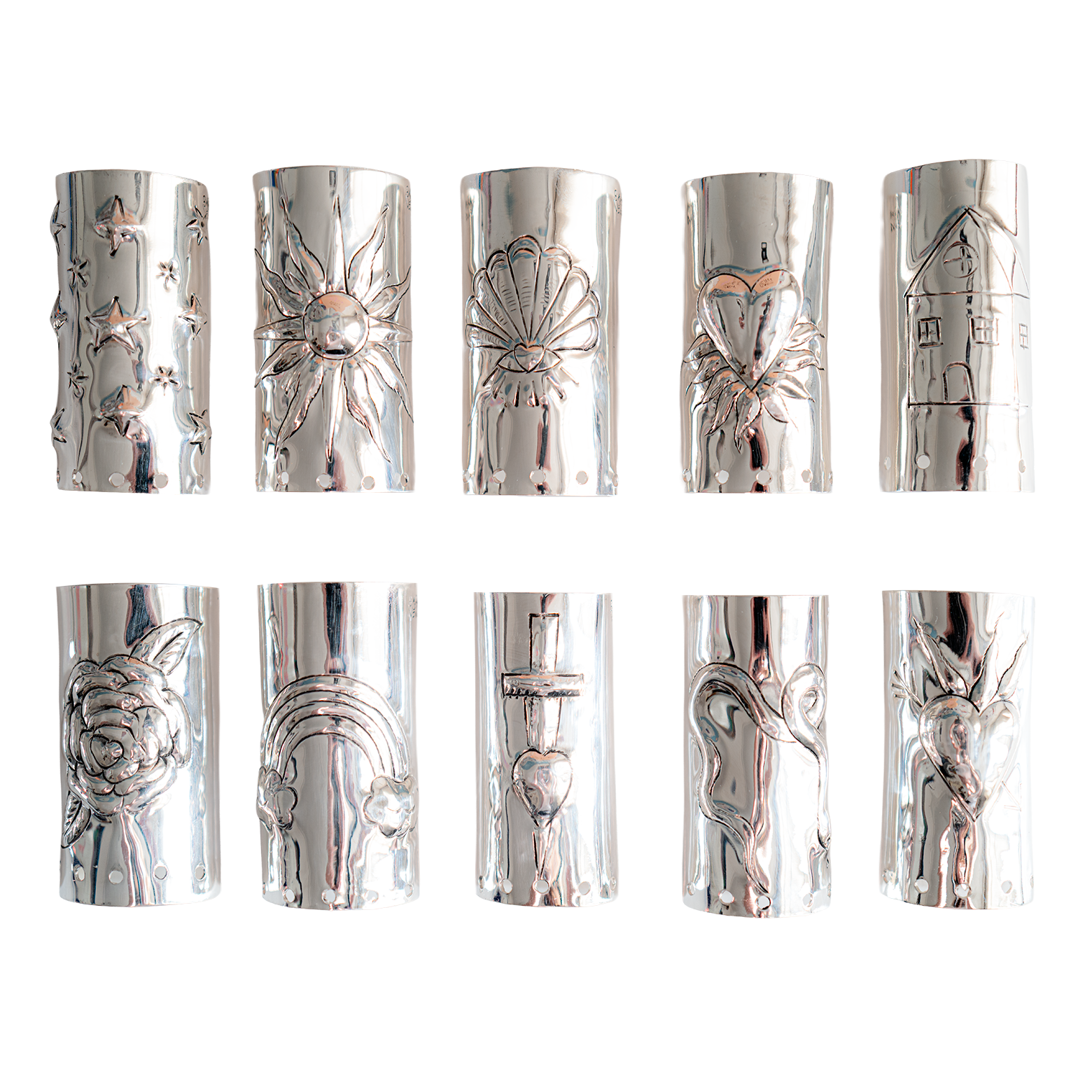 Moon Braid Shields - Silver Plated | My Store – BARON VENUS